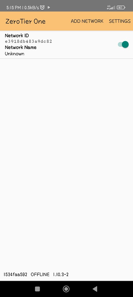 Zero Tier One not working on Xiaomi Redmi Note 10 Pro - Community Support - ZeroTier Discussions